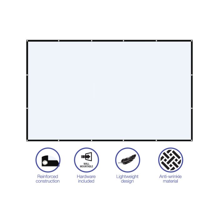 GPX 130" Indoor Soft Projection Screen (PJS130)